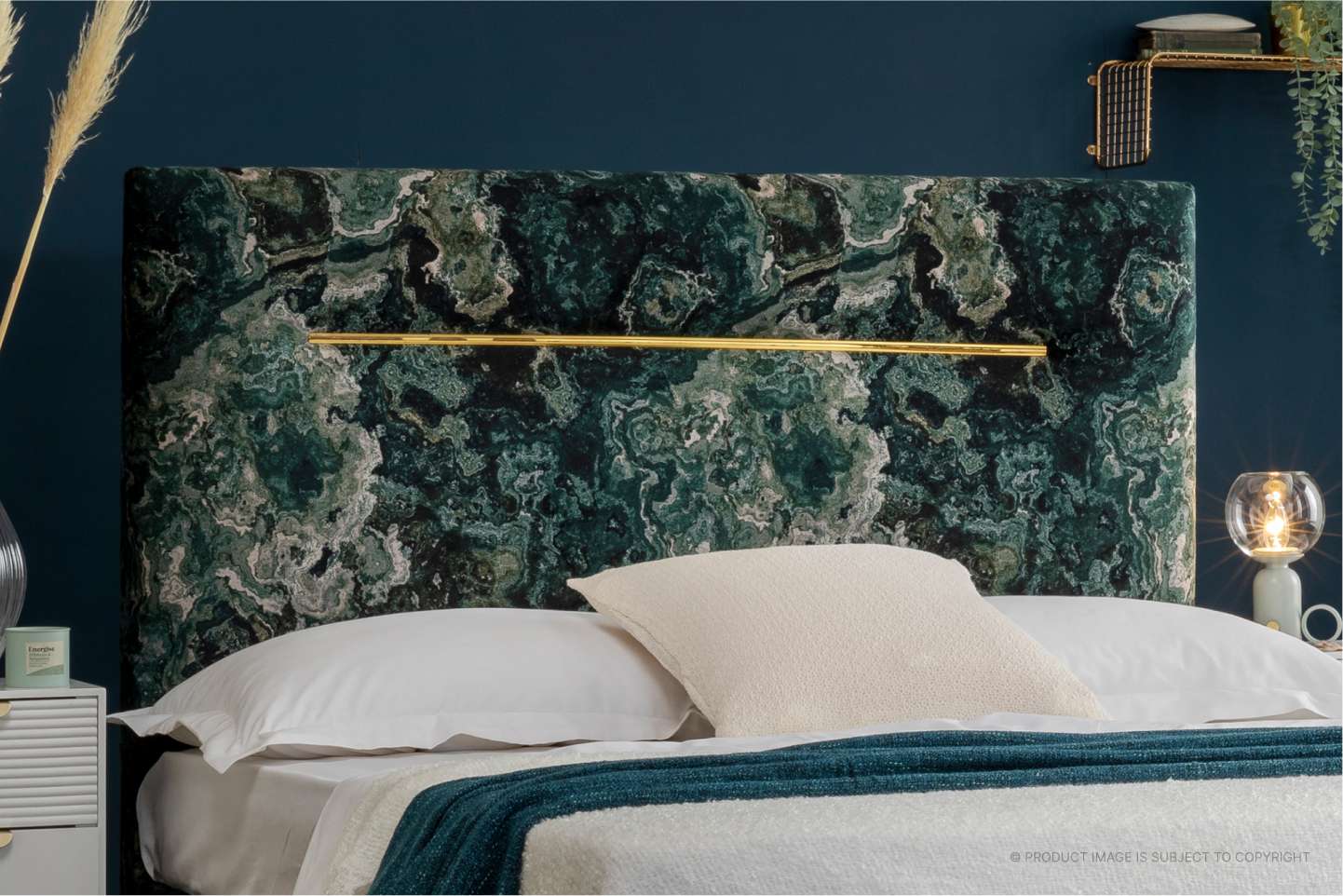 Milano Forest Green Cavalier Bed | Desire Deco